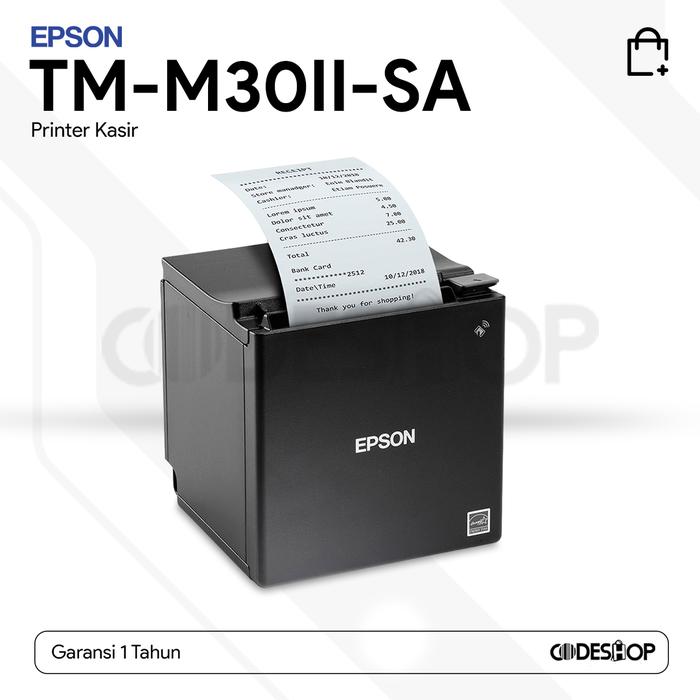 Jual Epson TM M30 Printer Kasir POS Thermal Cetak Struk 80mm USB LAN ...