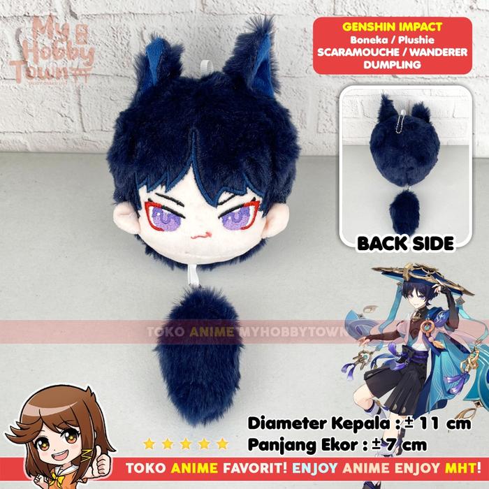 Jual Boneka Genshin Impact Wanderer Scaramouche Dumpling Anime Game ...