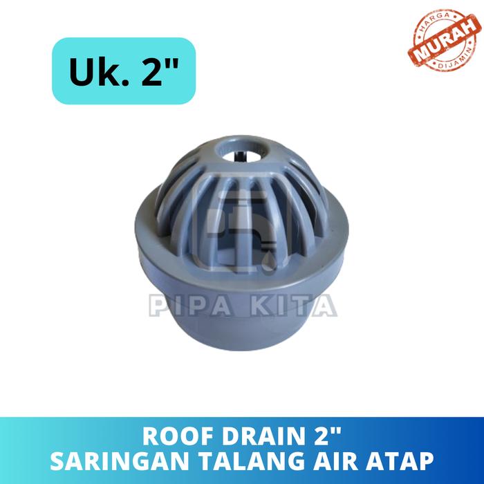 Jual Roof Drain 2 Inch PVC Saringan Talang Air Drainase Atap - Kota ...