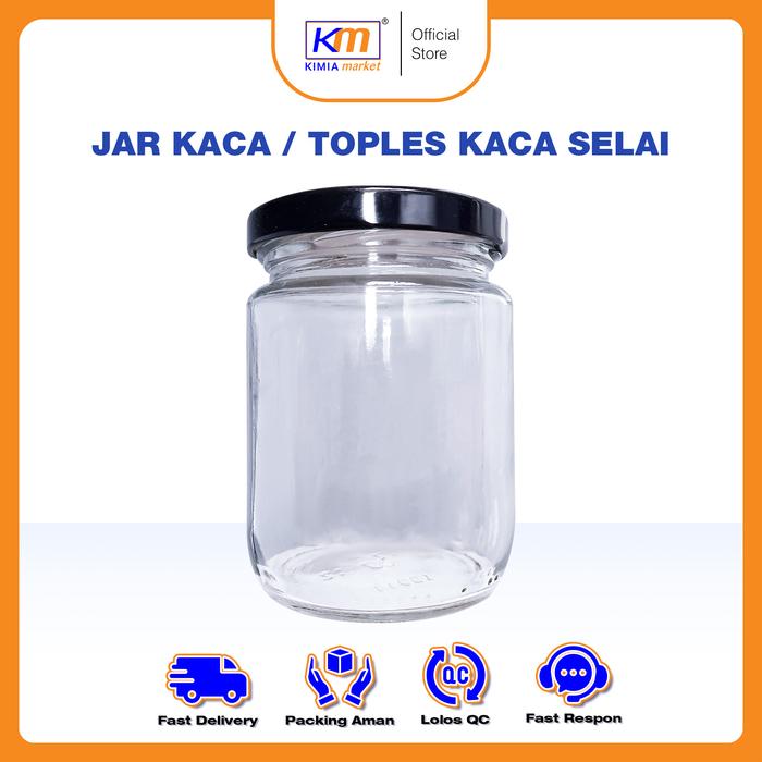 Jual Kemasan Jar Kaca / Jar Selai ukuran 250grm - Kota Bandung - KIMIA ...