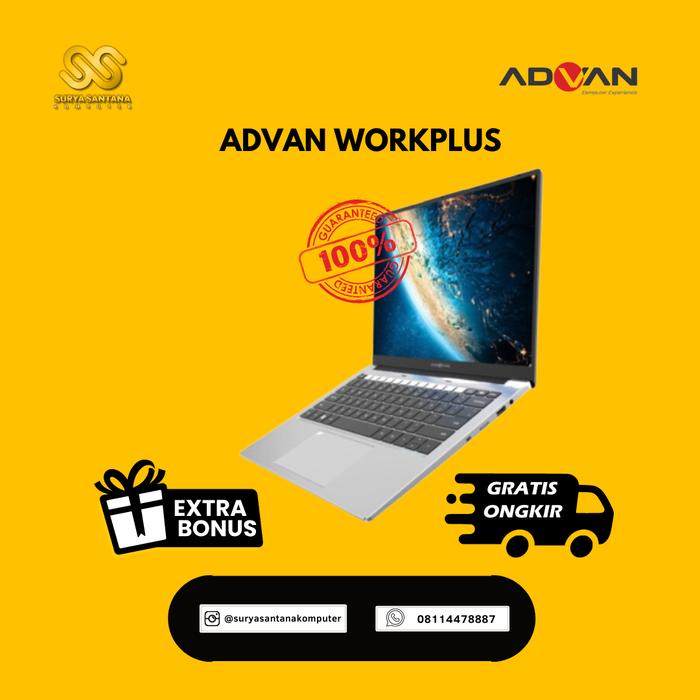 Jual ADVAN Laptop Workplus AMD RYZEN 5 6600H 14'' FHD IPS 16GB 512GB ...