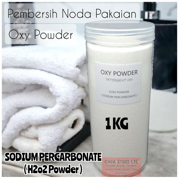 Jual SODIUM PERCARBONATE / H2o2 Powder (Bubuk) / Deterjen OXY - 1KG ...