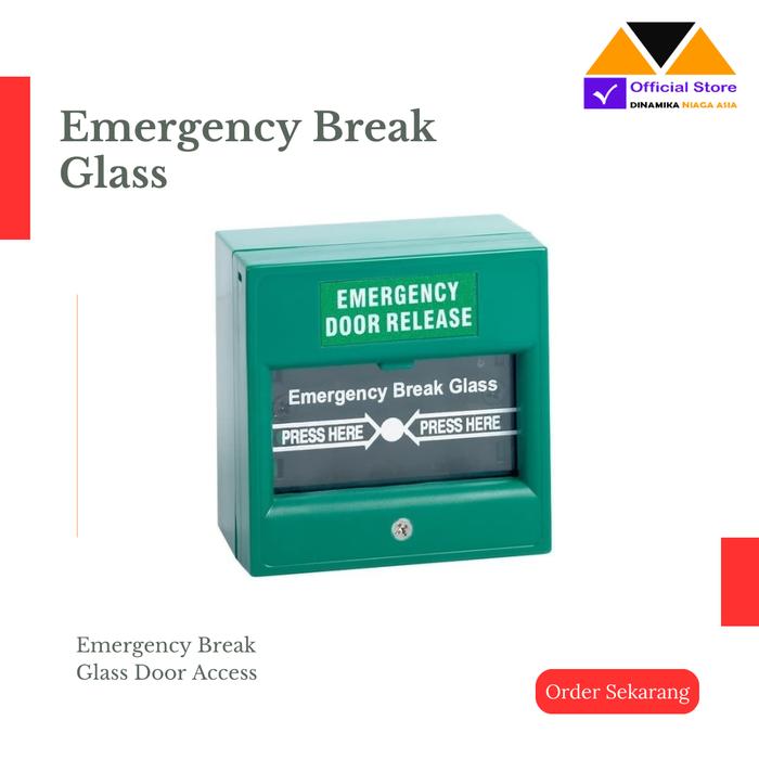 Jual Emergency Break Glass Exit Door Release Buka Pintu Darurat Warna ...