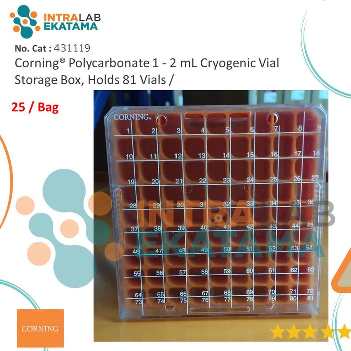 Jual Cryo Box, 81 Wells, 1-2Ml, 431119, Corning - Kota Bogor - Intralab ...