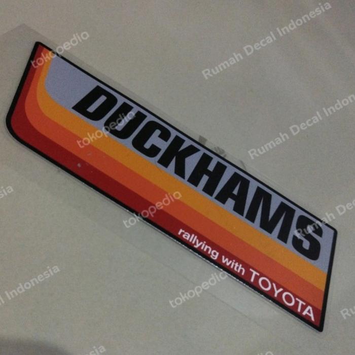 Jual Stiker Duckhams Toyota - 1 pcs - Kota Depok - Rumah Decal ...