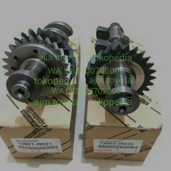 Jual Gigi As balance shaft alphard harrier camry 1AZ 2AZ set 13601 ...
