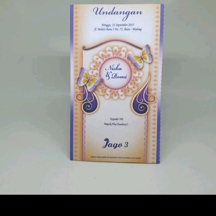 Jual blangko undangan pernikahan jago 03 - Kab. Ponorogo - Atlas ...