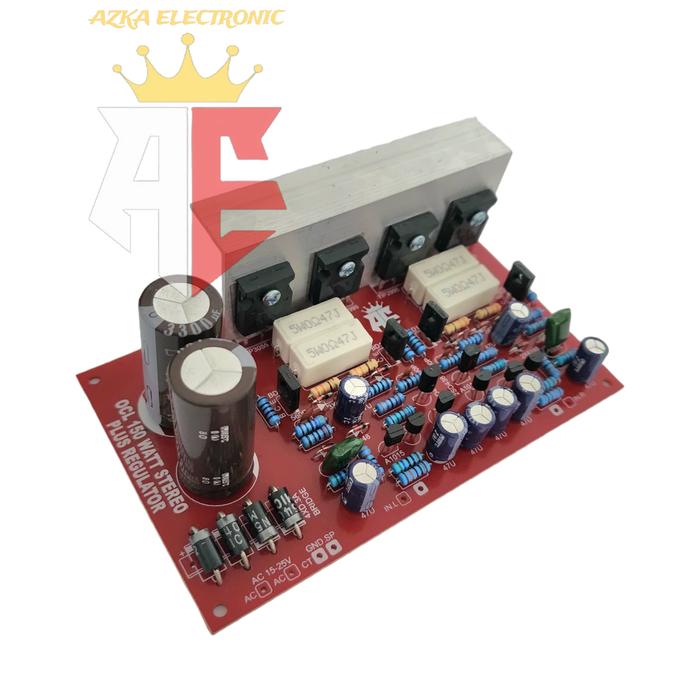 Jual Kit Power Amplifier OCL 150 Watt Stereo Plus Regulator - Kota ...