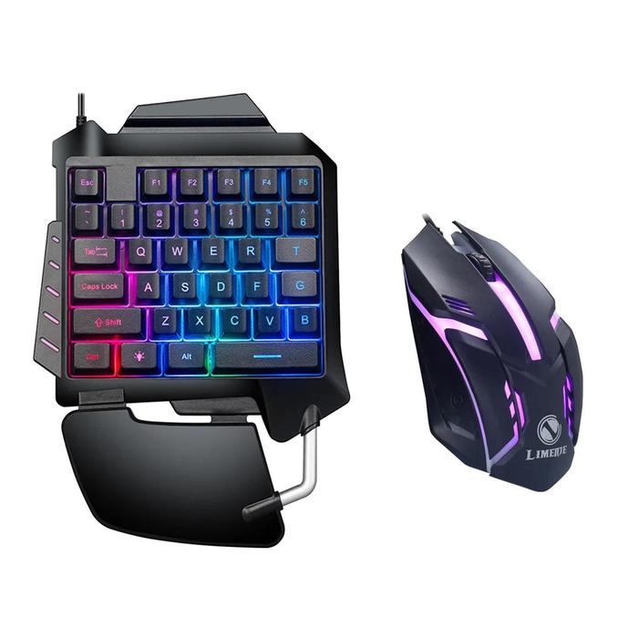 Jual Hot Limeide One Handed Keyboard Gaming MouseGaming Keyboard Kit ...