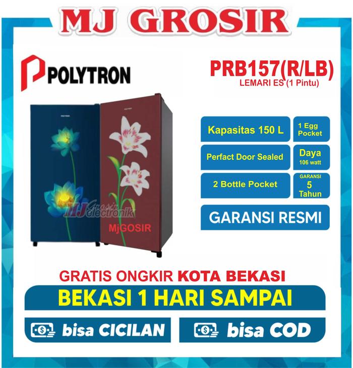 Jual KULKAS POLYTRON PRB 157 LEMARI ES 1 PINTU PRB157 PRB 157 ...