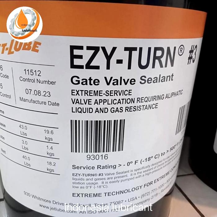 Jual Jet Lube EZY-TURN #3 Arctic (Gate Valve Sealant) original pail ...