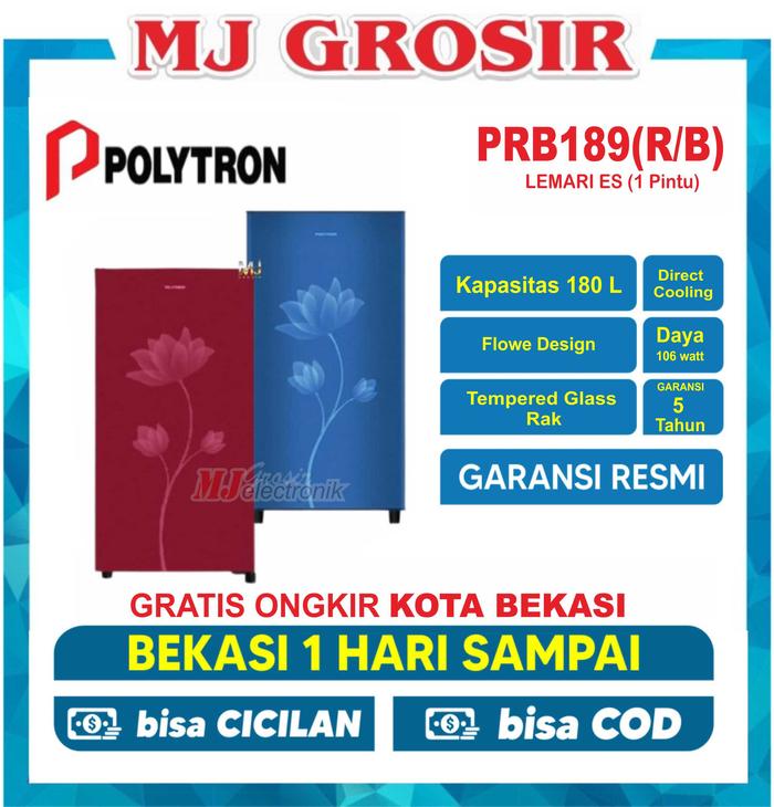 Jual KULKAS POLYTRON PRB 189 LEMARI ES 1 PINTU PRB189 PRB 189 - Kota ...