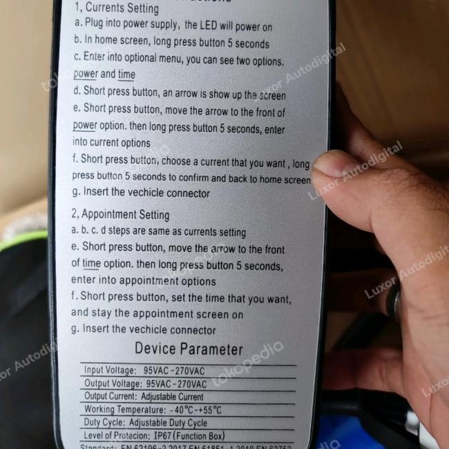 Jual US Portable Fast Charger 7kW 16-32A Wuling Air EV - Kota Bandung ...