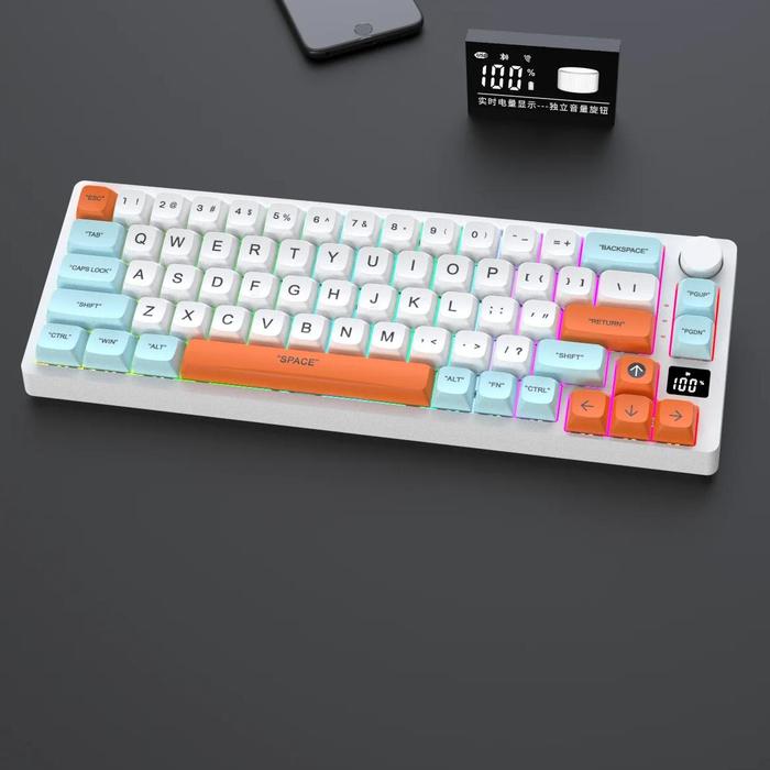 Jual best Mk67 Pro Mechanical Keyboard HotSwappable Rgb_Bluetooth Thr ...