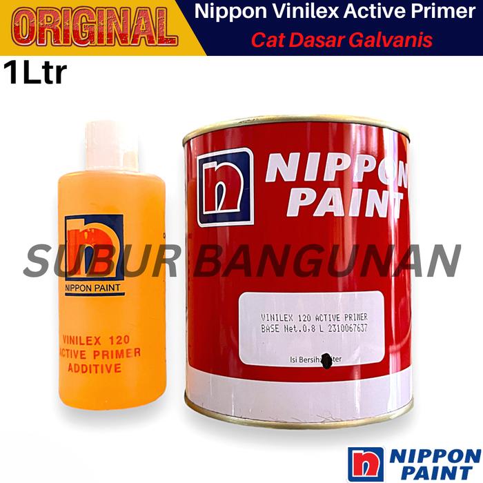 Jual Cat Dasar Galvanis & Alumunium NIPPON VINILEX 120 ACTIVE PRIMER 1 Ltr - Kota Makassar ...