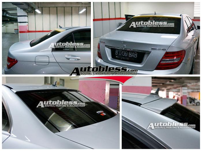 Jual Roof Spoiler Mercedes Benz W204 AMG Plastic Import - Jakarta Pusat ...