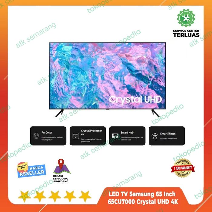 Jual SAMSUNG 65CU7000 LED TV 65 inch Smart Digital Crystal 4K UHD - Kota Semarang - atk semarang ...
