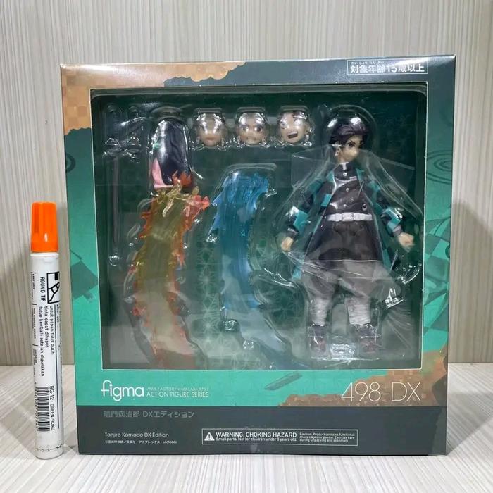 Jual mainan action figure figma 498 dx tanjiro kamado demon slayer ...