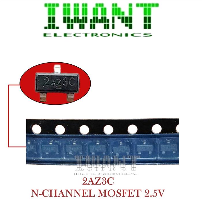 Jual 2AZ3C MOSFET 2.5V N-CHANNEL MOSFET 2AZ3C SOT-23 - Kota Bandung - I.WANT ELECTRONICS | Tokopedia
