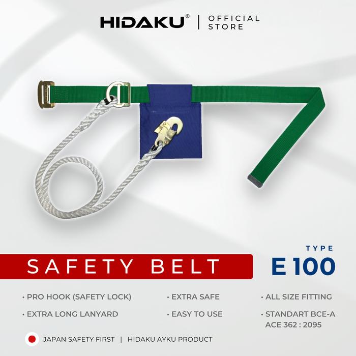 Promo HIDAKU Safety Belt type E100 / sabuk pengaman keselamatan proyek ...