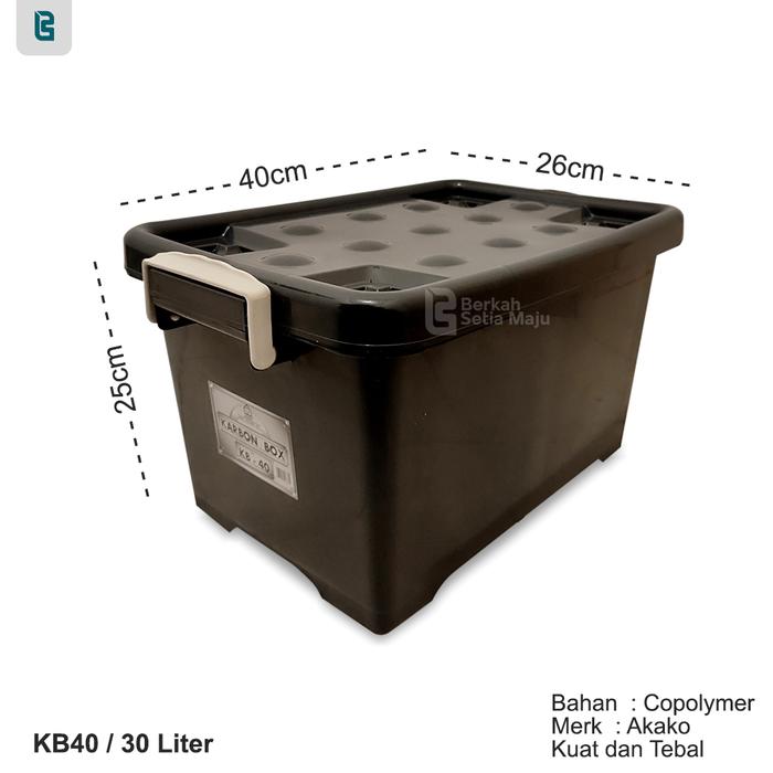 Jual BSM CONTAINER EZY CB 30 LITER / KOTAK PENYIMPANAN / EZY BOX 30 ...