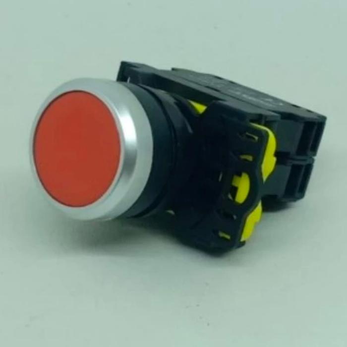 Jual Push Button Model Moeller 22mm Merah 1NC Spring Return Switch ...