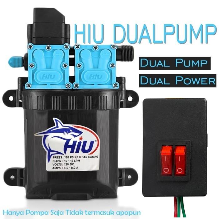 Jual Pompa DC 12V HIU DUAL Pump dengan saklar box ON OFF XT-60 - Kota ...