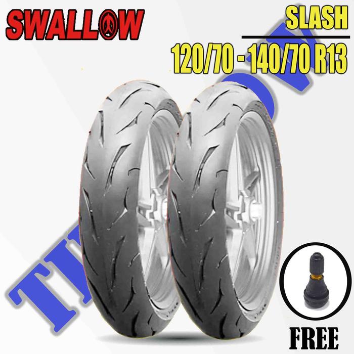 Jual Paket Ban Motor Soft Compound Nmax Swallow Slash 120/70 - 140/70 ...