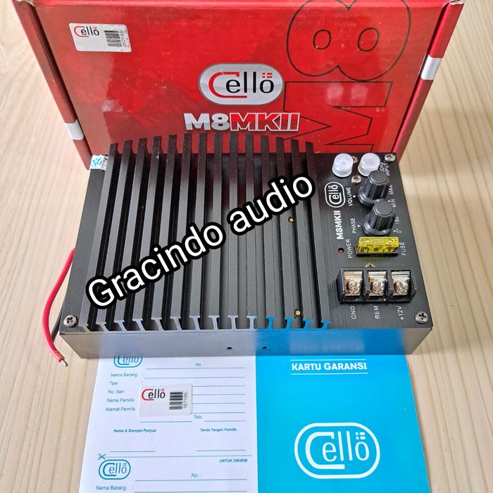Jual Power Amplifier Monoblok Cello M8MKII Original Cello For Subwoofer ...