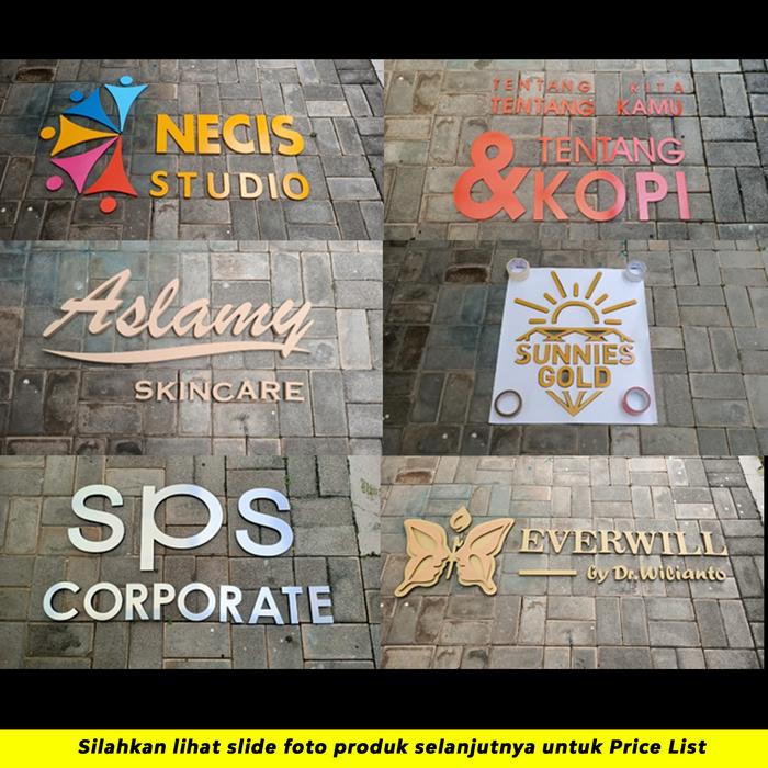 Jual Custom Tulisan Nama / Nama Usaha / Nama Toko/ Dekorasi / Huruf ...