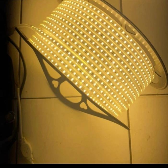 Jual lampu drop ceiling plafon selang led strip outdoor 100m 60L 120L ...