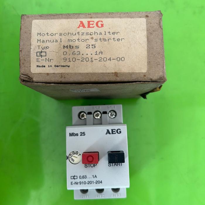Jual Manual Motor Starter AEG MBS 25 (0,63 - 1 A) - Jakarta Barat ...