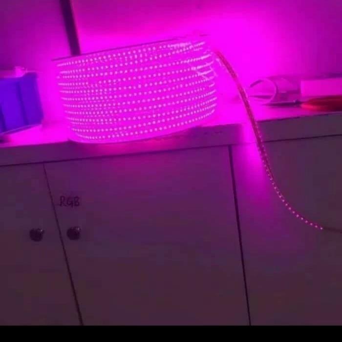 Jual lampu led drop ceiling selang led strip 5050 outdoor cafe hias ...