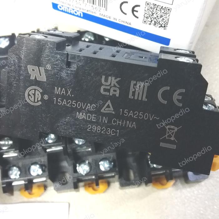 Jual socket relay LY2 PTF-08A-E/socket relay LY2 omron original ...