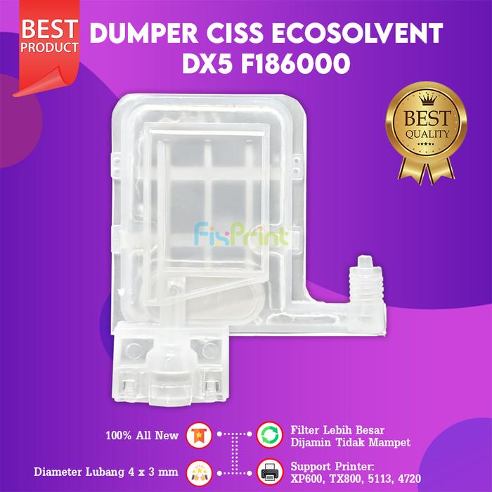Promo UV Ink Catridge DTG Damper Hitam DX5 DX4 L1300 1390 R2000 L1800 ...