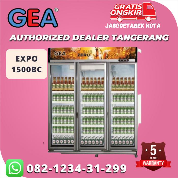 Jual SHOWCASE GEA EXPO-1500BC KULKAS PENDINGIN BIR SODA MINUMAN 3 PINTU ...
