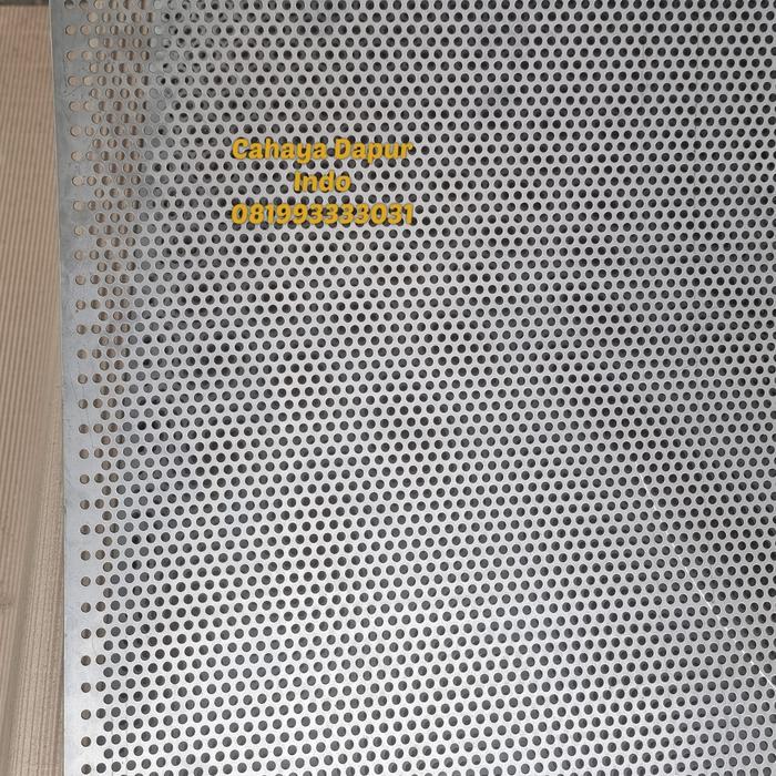 Jual PLAT 304 LUBANG 8mm TEBAL 1.2mm /PERFORATED SCREEN 8mm TEBAL 1.2mm ...