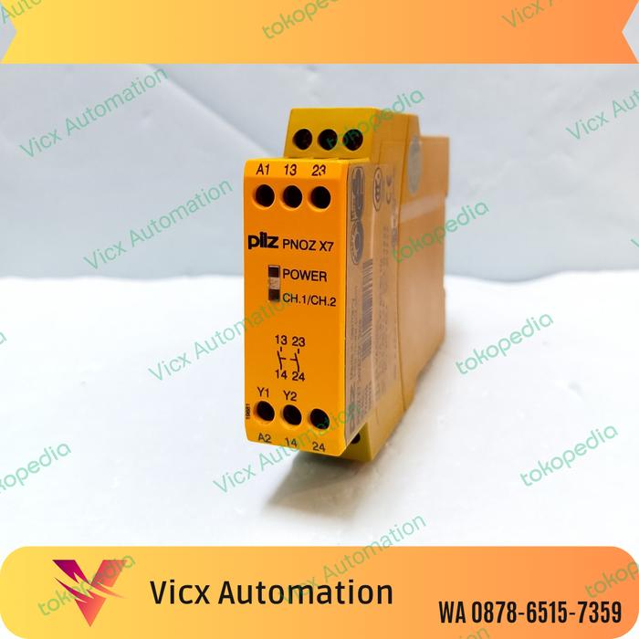 Jual PILZ PNOX X7 Safety Relay 24Vac/dc 2N/O PILZ 774059 - Jakarta ...