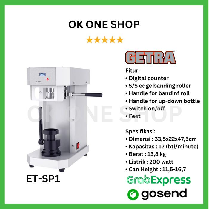Jual Getra Can Sealer Machine Et-sp1 | Penyegel Tutup Kaleng Et-sp1 Di ...