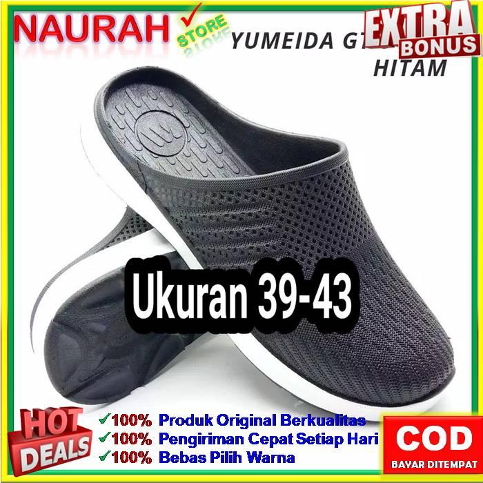 Promo Sendal Slop Pria Yumeida 9117 Sepatu Sandal Slip On Pria Nyaman ...