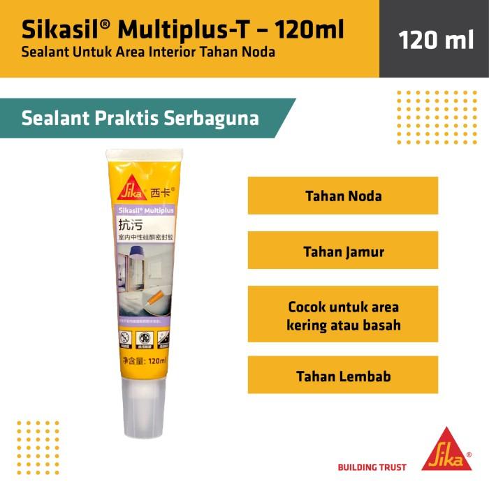Promo Sika Sikasil Multiplus T sealant silikon celah kamar mandi kaca ...