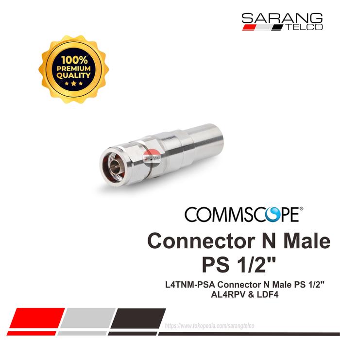 Jual L4TNM-PSA Connector N Male PS 1/2" AL4RPV & LDF4 - Kota Bekasi ...
