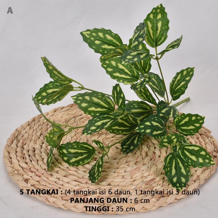 Jual Daun-Daun Artificial Leaves Home Decor - 7 tangkai - H - Kota ...