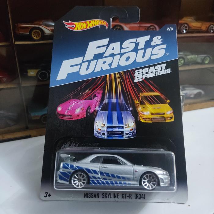 Jual Hot Wheels Nissan Skyline GT-R (R34) Fast & Furious - Kota Depok ...