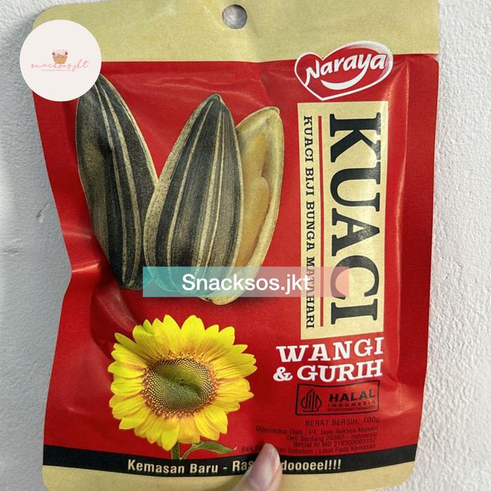 Jual Naraya Kuaci Kwaci Biji Bunga Matahari 100 gr - Jakarta Utara ...
