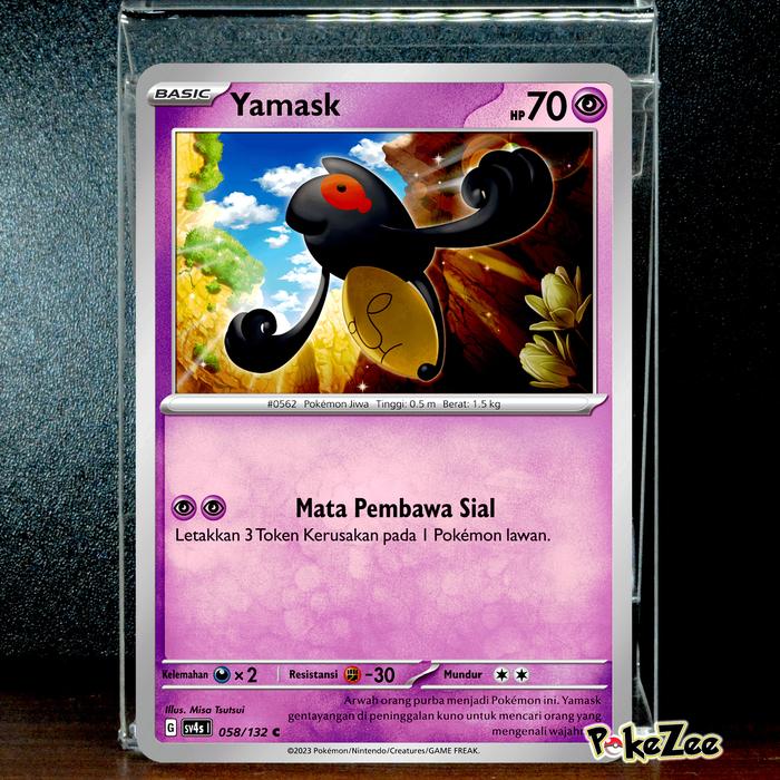 Jual Cofagrigus ex dan Yamask sv4s Kartu Pokemon TCG Indonesia - Yamask ...