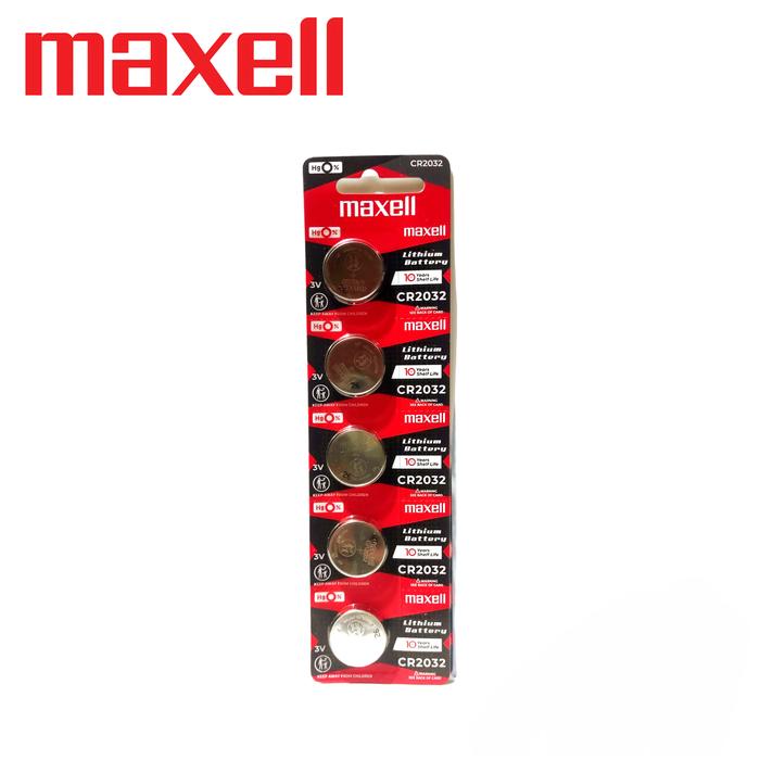 Jual Baterai Maxell Asli Original CR2016 CR2025 CR2032 / Batre Koin Kancing Remote Keyless Mobil ...