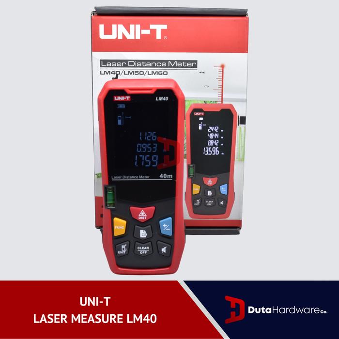 Jual Uni-T Laser Measure LM40 - Alat Laser Garis / Meteran Laser - Kota ...