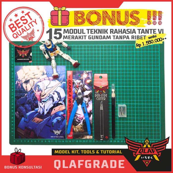 Jual Alat Rakit Gunpla A3 Large Pemula TOOLKIT GUNDAM mini set - Kota ...