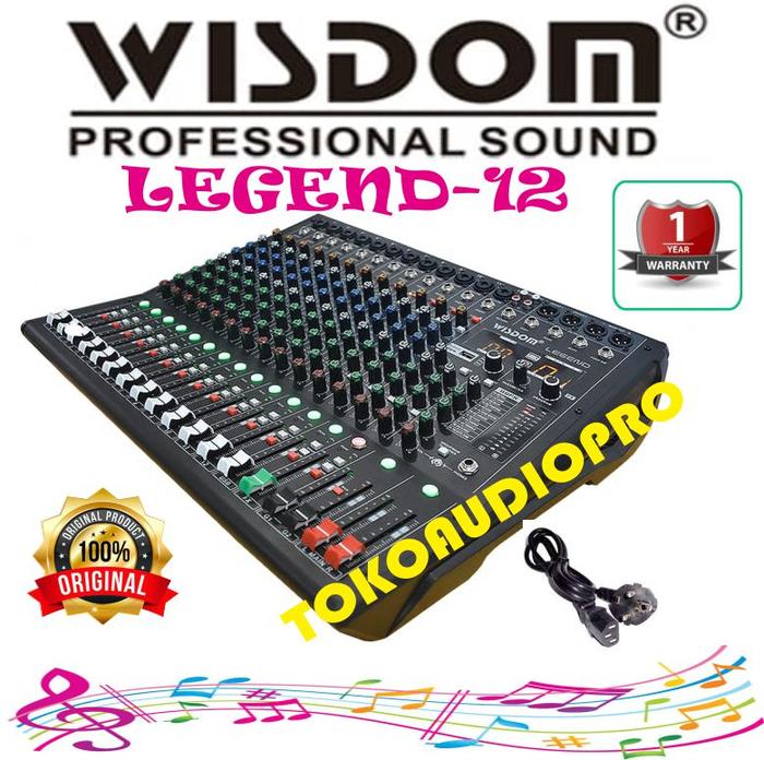 Jual Wisdom Legend 12 12-Channel Mixer Wisdom with Efek Wisdom Legend12 - Jakarta Pusat ...